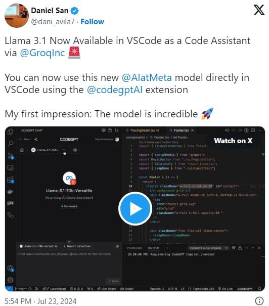 Llama 3.1 - Le dernier modèle d'intelligence Artificielle de Meta